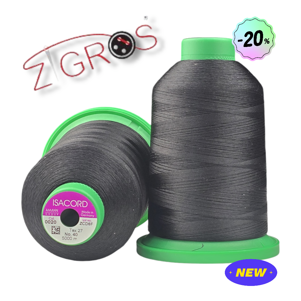 FILO DA RICAMO ISACORD 5000mt. – Negozio Zigros